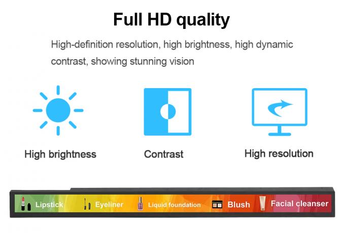 Shelf Super Widescreen Display 800nits Stretched LCD Monitor 1 Year ...
