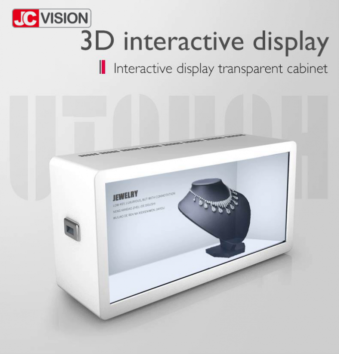 JCVISION Transparent LCD Screen 21.5inch LCD Digital Display