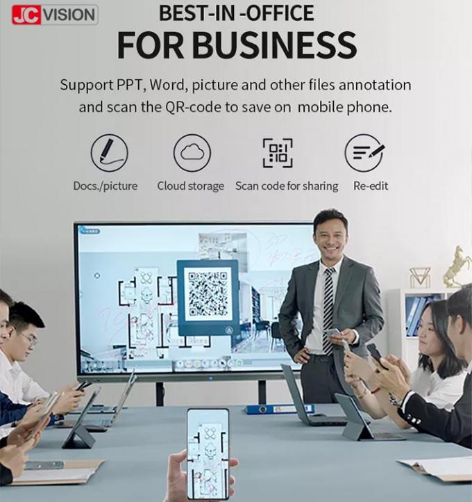 JCVISION Interactive Flat Panel 86 Inch Smart Interactive Screen For ...
