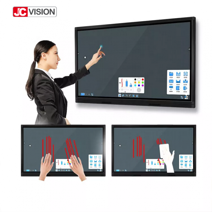 55 - 110 Inch LCD Display Smart Board Interactive Whiteboard Support 20 ...