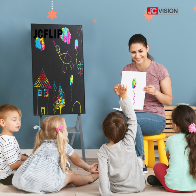 PCAP 55inch Rotating Smart Interactive Whiteboard Capacitive Touch Screen