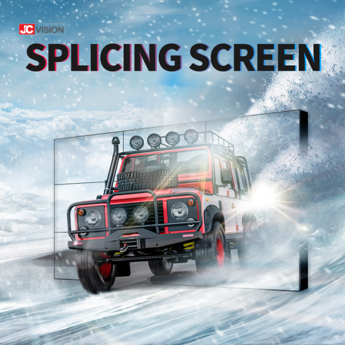 Curve Black Fhd 4k Multi Screen Digital Signage Video Wall Flexible