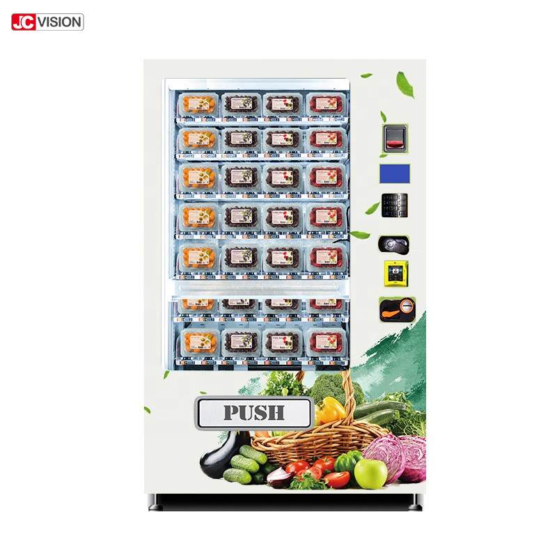 Salad Fruit Vegetables Automatic Vending Machine School Lunch Small ...