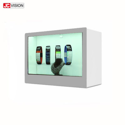 21.5 Inch Transparent LCD Touch Screen , Advertising Transparent ...