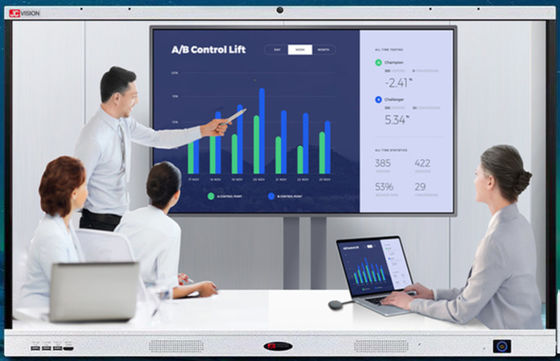 55inch Smart Board Interactive Flat Panel , 4K Interactive Panel For ...