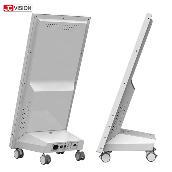 32" 1920x1080 350nits Mobile Lcd Digital Signage With Wheels