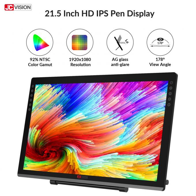 21.5 Inch Full Laminated Pen LCD Writing Board 8192 Pressure Anti Glare